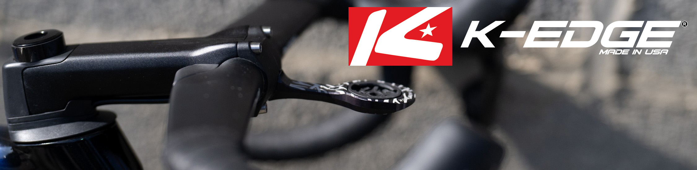 K-EDGE Garmin Stem Mount | Black | Velonova